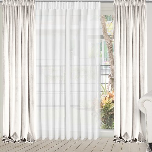 Tende calate laterali in velluto bianche - grigie - tortora - nere su ...